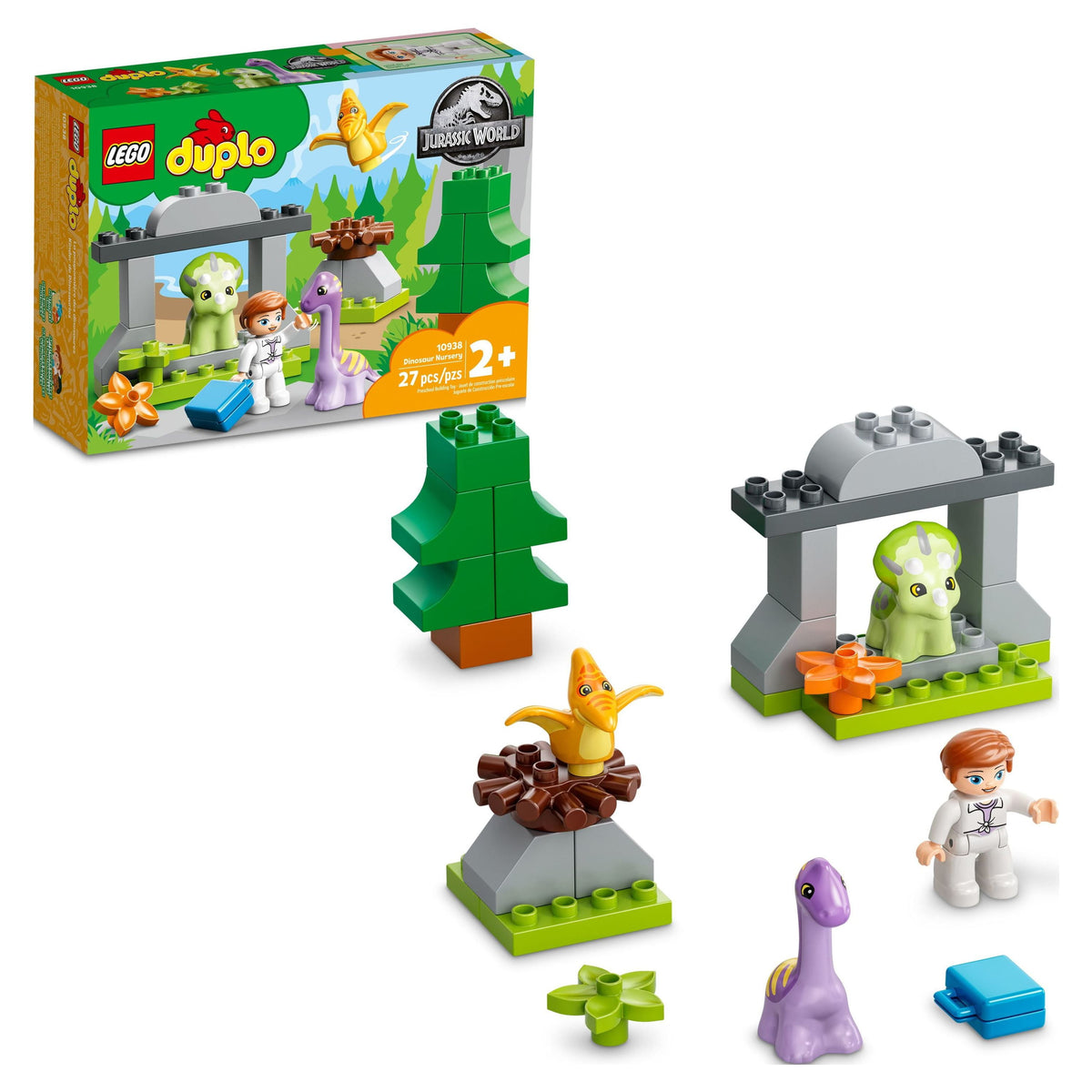 LEGO DUPLO Jurassic World Dinosaur Nursery Toys 10938 - Featuring Baby ...
